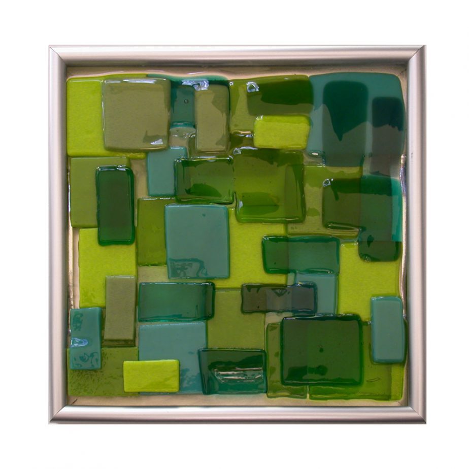 Carved and Kiln-Blown Glass Tiles